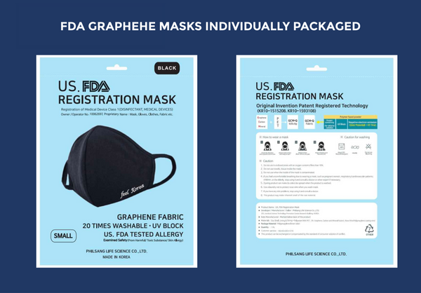 FDA Registered Graphene Face Mask – MamaMoor